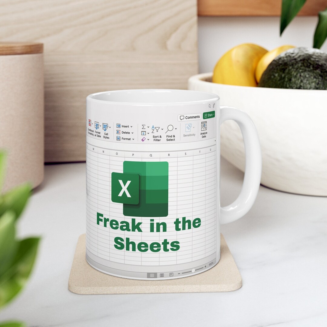 Freak in the Sheets Excel Spreadsheet Lover Worker Gift Idea for ...