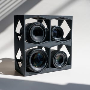 The 2x2 Camera Lens Shelf, Photography Organizer. Available in Small ...