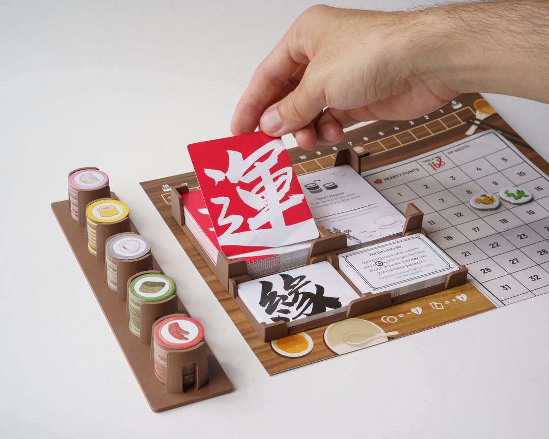 Steam up Token Holder, Fortune & Fate Card Trays, Board Game Upgrades ...