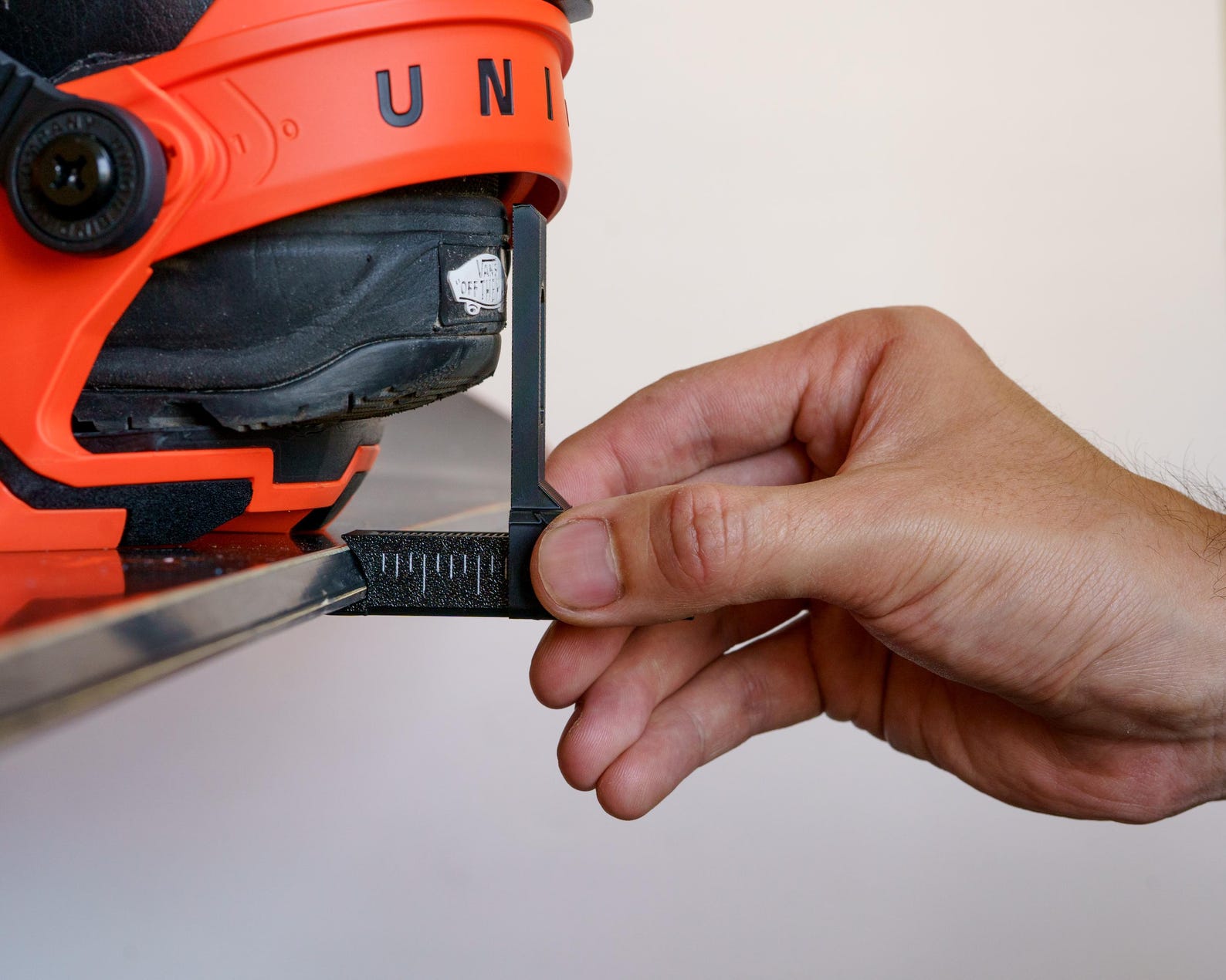 Snowboard Boot Overhang Measuring Tool, Center Your Boots on Your Board ...