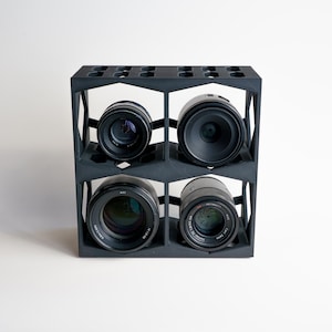 The 2x2 Camera Lens Shelf, Photography Organizer. Available in Small ...