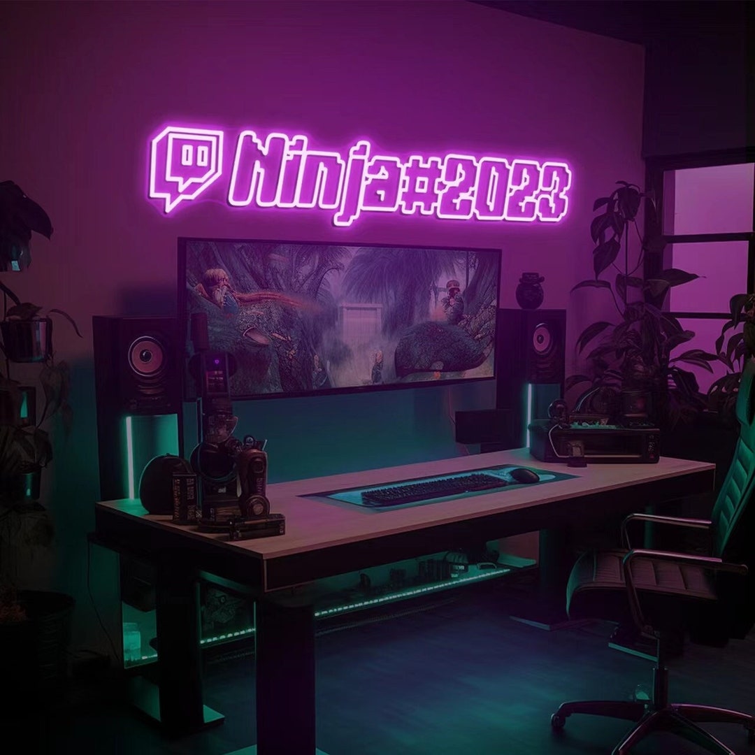 Custom Game Room Neon Sign, Personalize Gamer Neon, Gamer Tag Neon ...