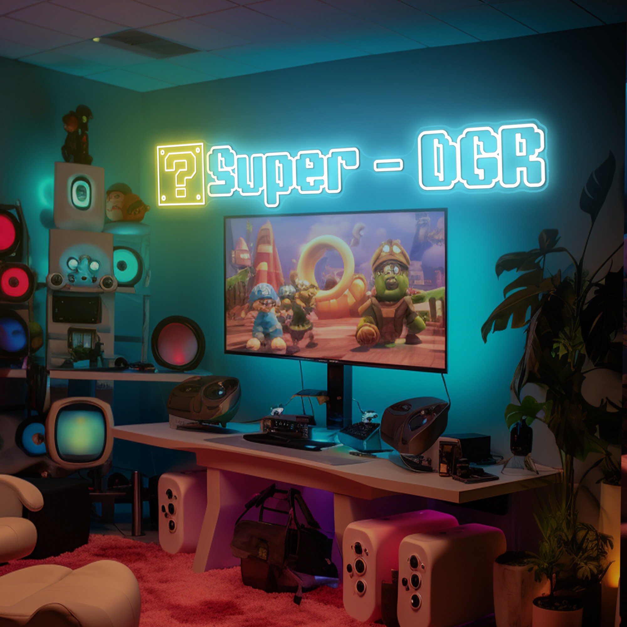 Custom Game Room Neon Sign, Personalize Gamer Neon, Gamer Tag Neon ...