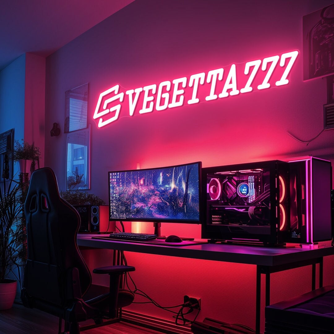Custom Game Room Neon Sign, Personalize Gamer Neon, Gamer Tag Neon ...