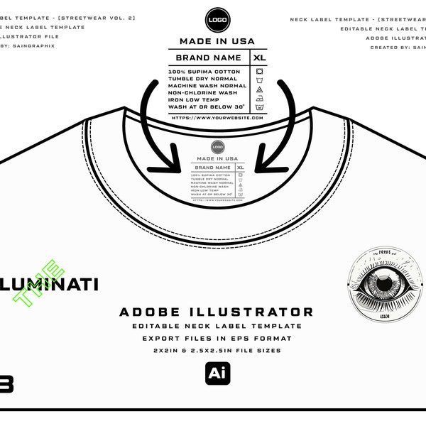 Neck Label Transfer - Etsy