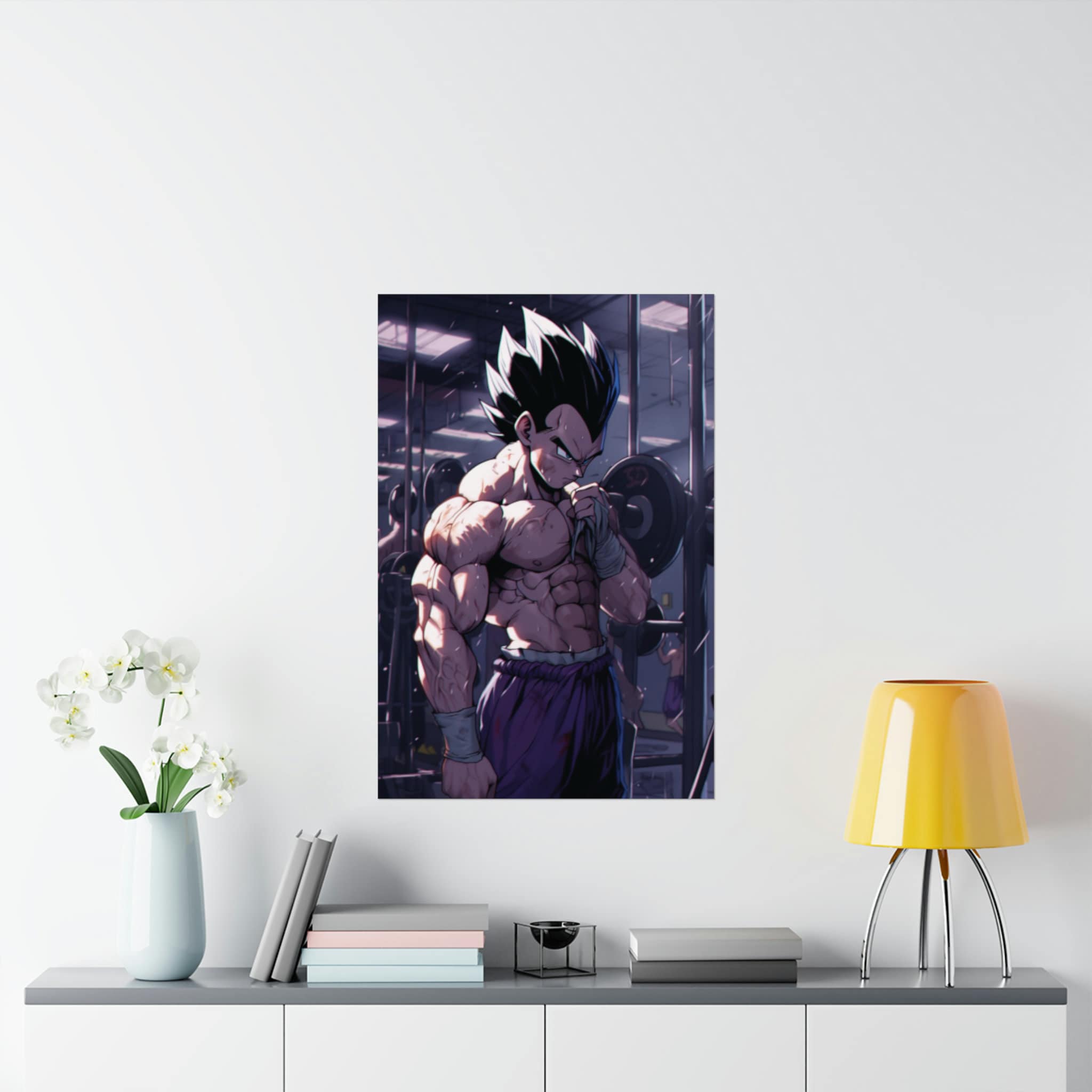 Vegeta Matte Poster Dragon Ball Z Art Motivation and Inspiration Poster ...
