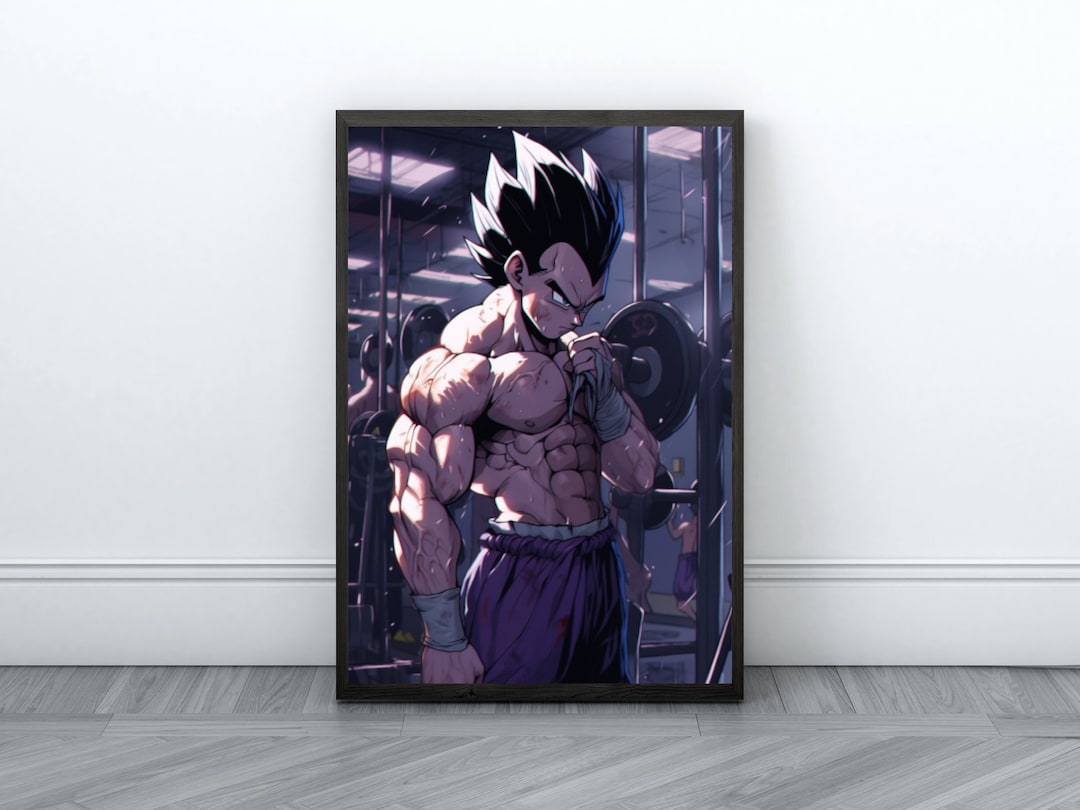Vegeta Matte Poster Dragon Ball Z Art Motivation and Inspiration Poster ...