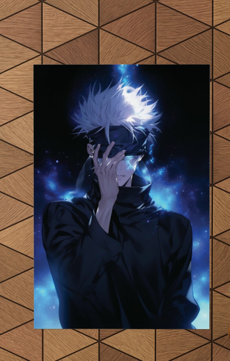 Satoru Gojo Poster Jujutsu Kaisen Anime Wall Art Gift for Anime Fans ...