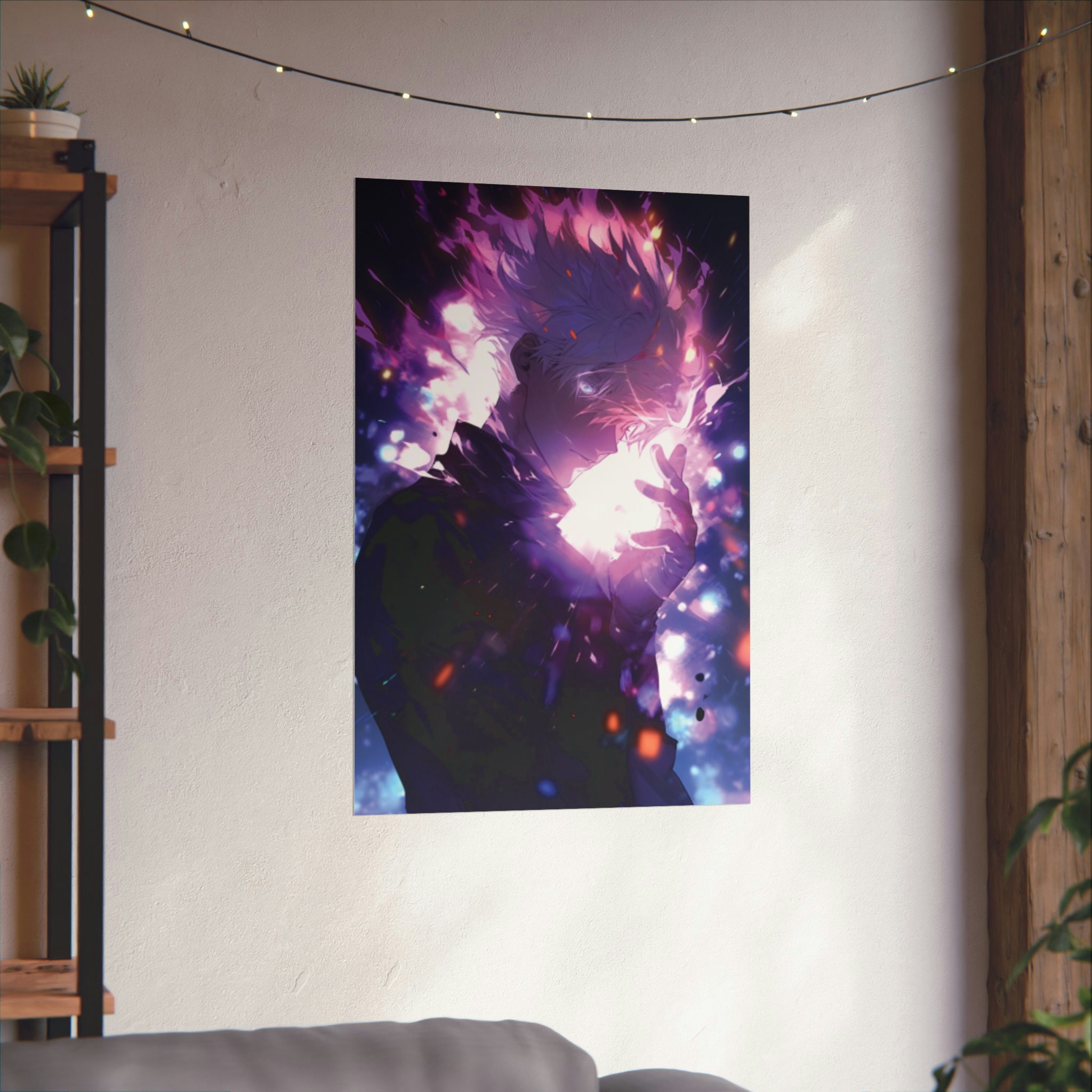 Satoru Gojo Poster Jujutsu Kaisen Wall Art gift for Anime Fans JJK ...
