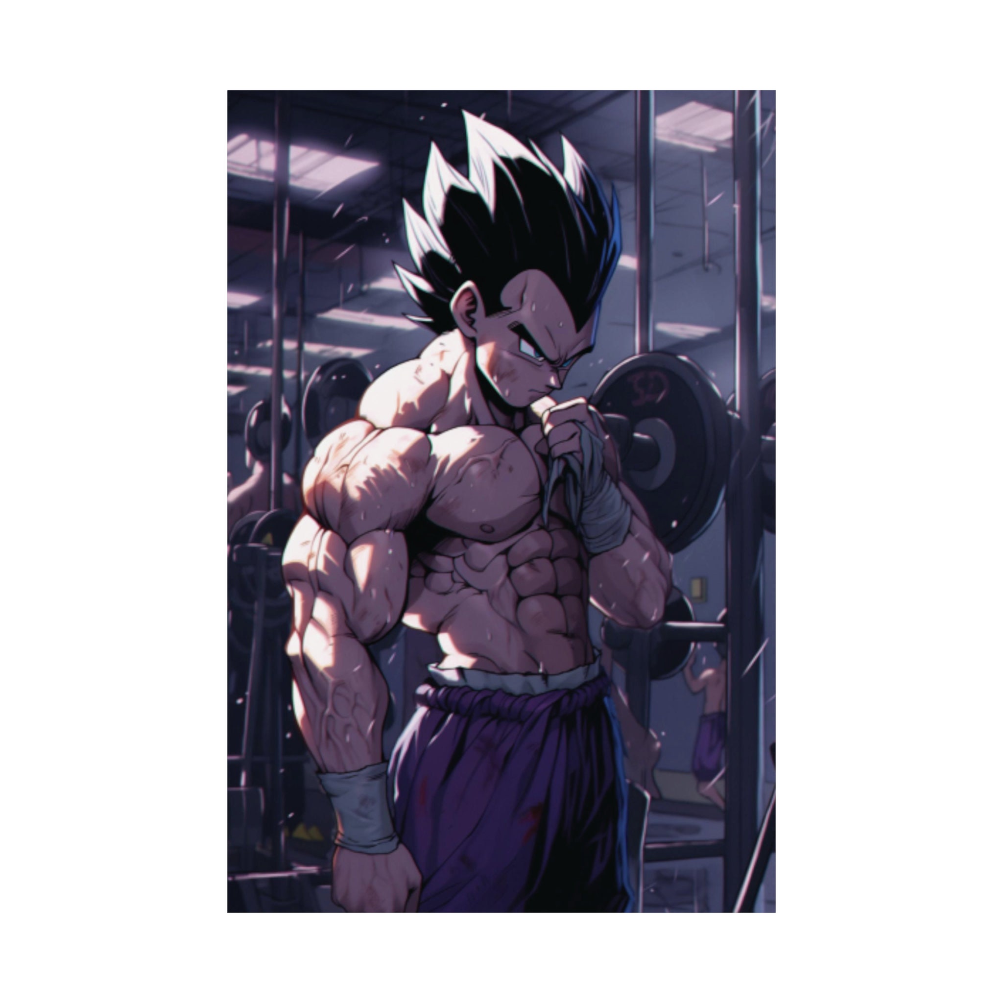 Vegeta Matte Poster Dragon Ball Z Art Motivation and Inspiration Poster ...