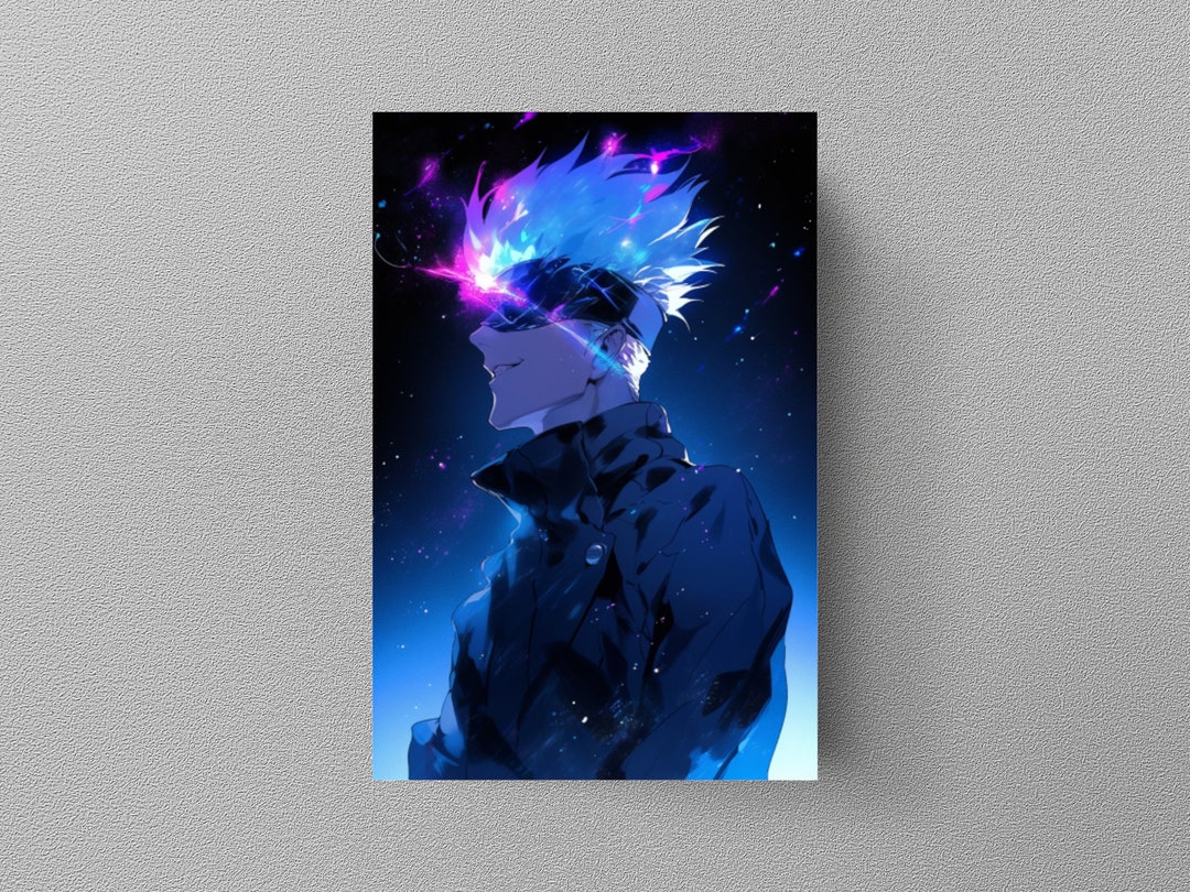 Satoru Gojo Poster Jujutsu Kaisen Anime Wall Art Gift for Anime Fans ...