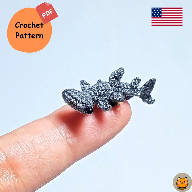 Hammerhead Shark Crochet Pattern | Printable PDF Pattern | Amigurumi ...