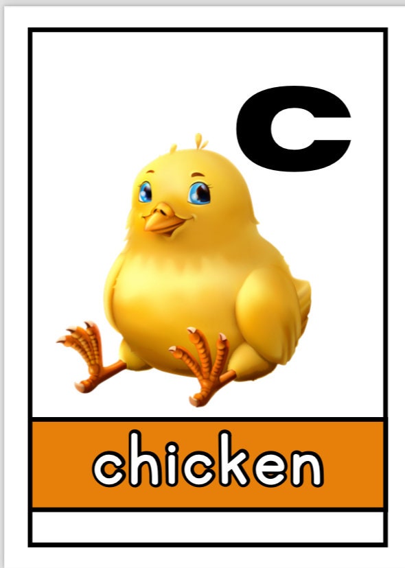 Animal Alphabet Adventure: Flipbook Flashcards for Kids - Etsy