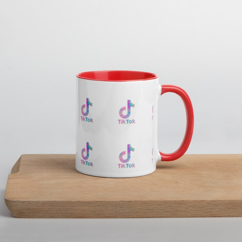 Tik Tok Mug With Color Inside Etsy