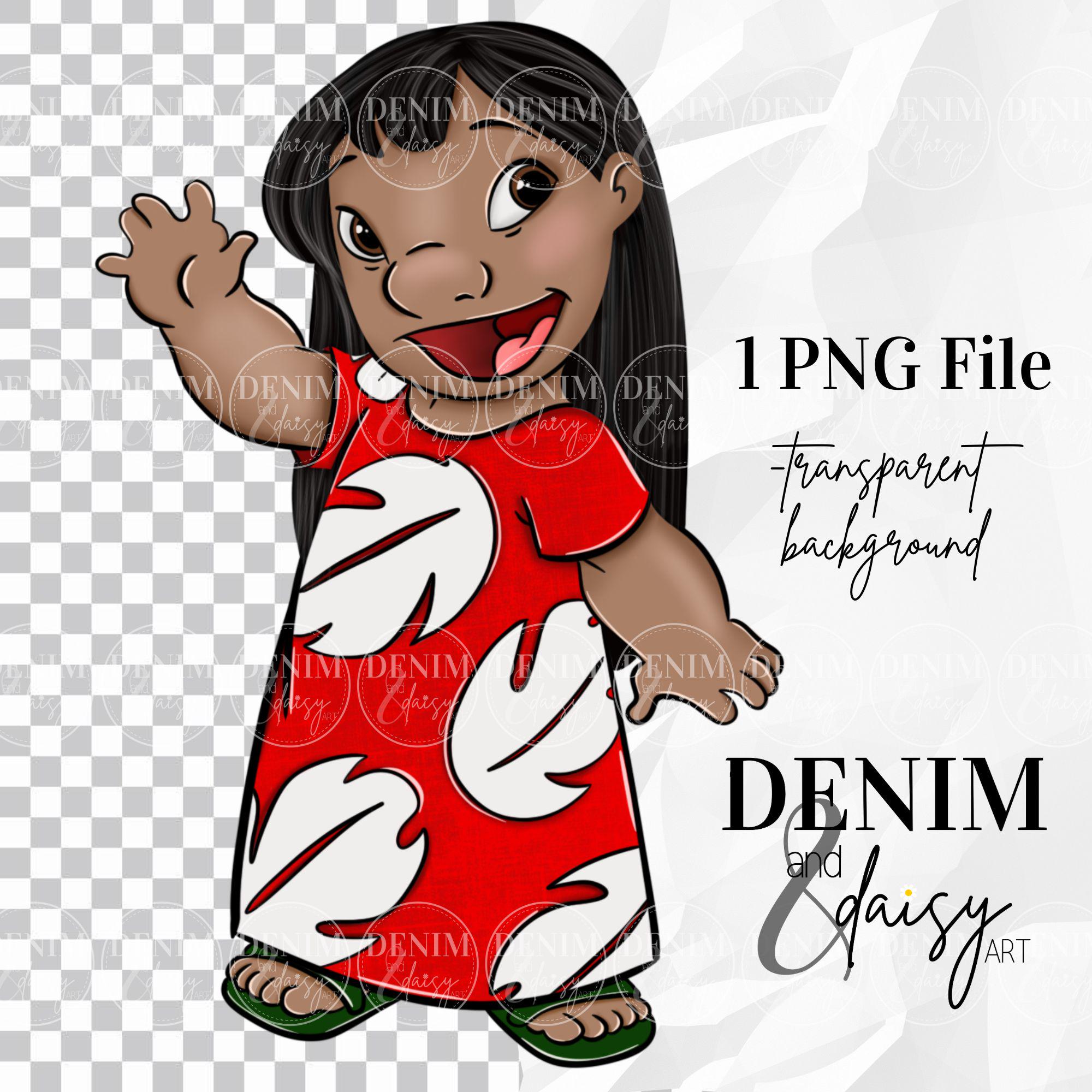 Lilo and Stitch Png Files, Sublimation Design, Digital Illustration ...