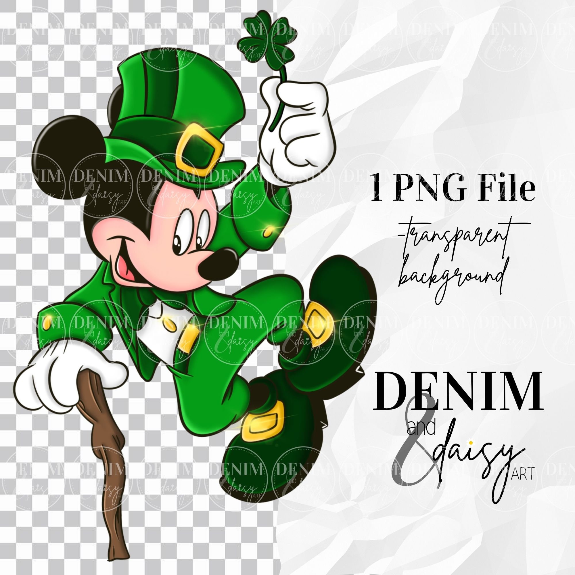 Lucky Mickey Png, Sublimation Design, Digital Illustration, Instant ...