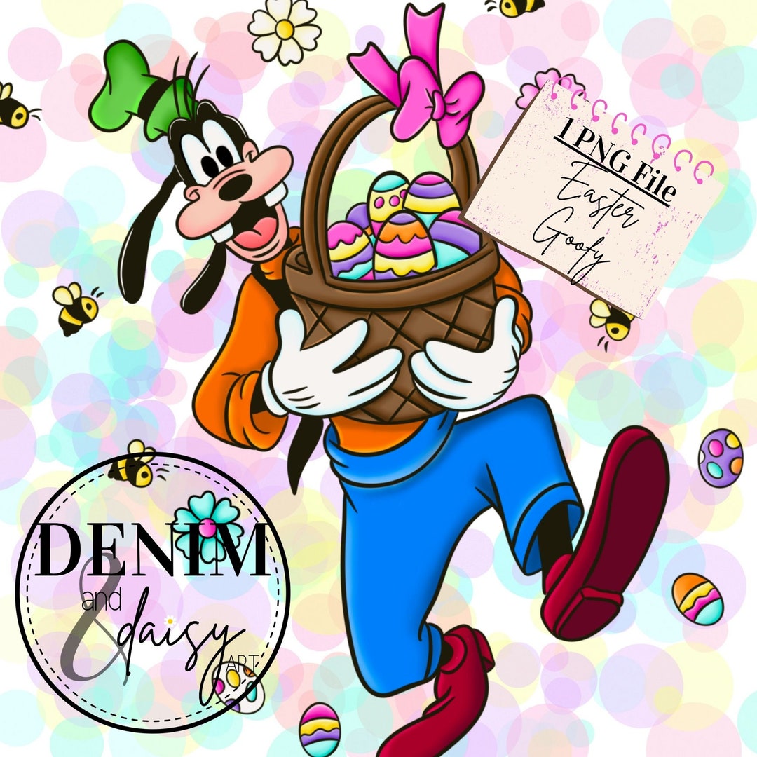 Easter Goofy Png, Sublimation Design, Digital Illustration, Instant ...