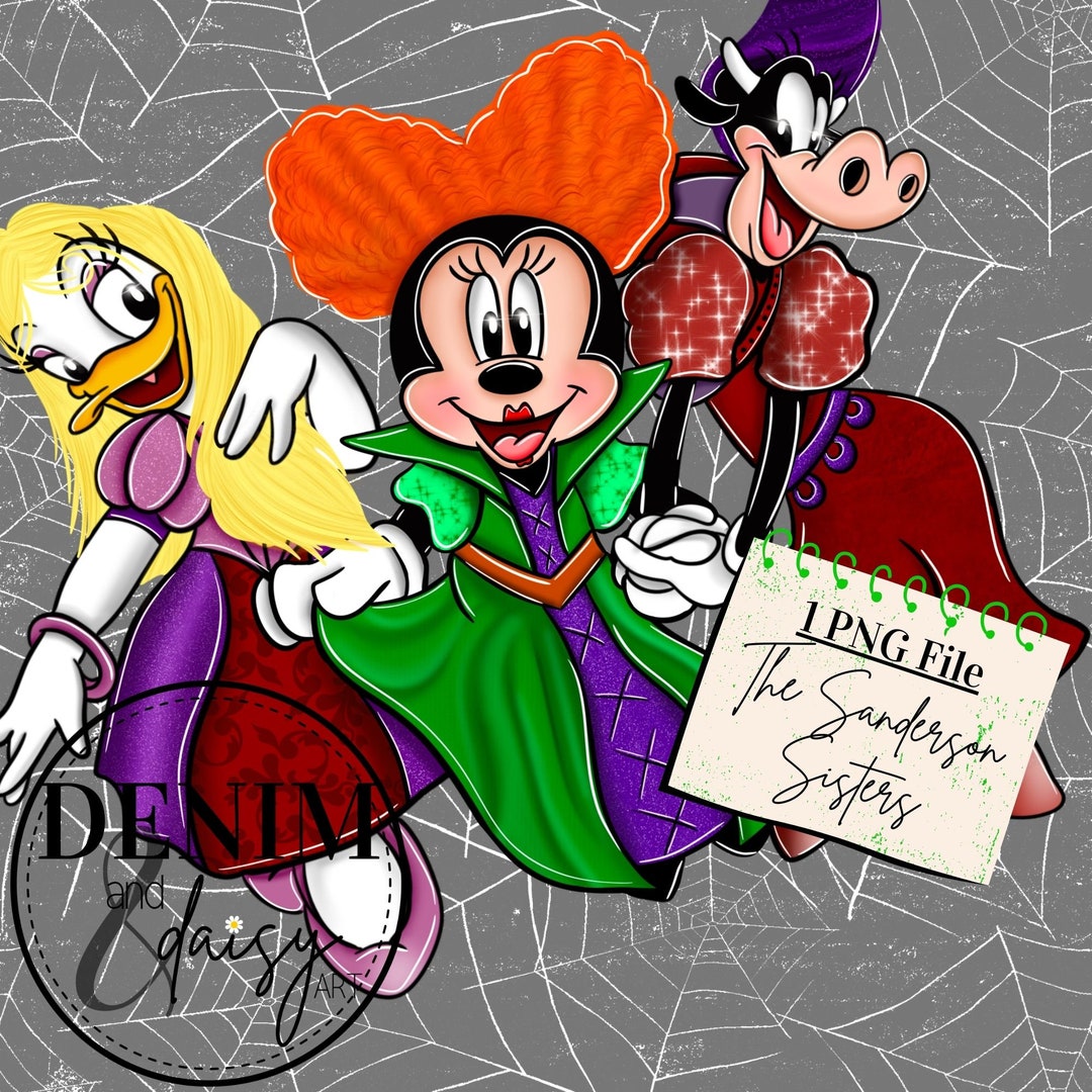 The Sanderson Sisters! Minnie, Daisy and Clarabelle Dressed for ...