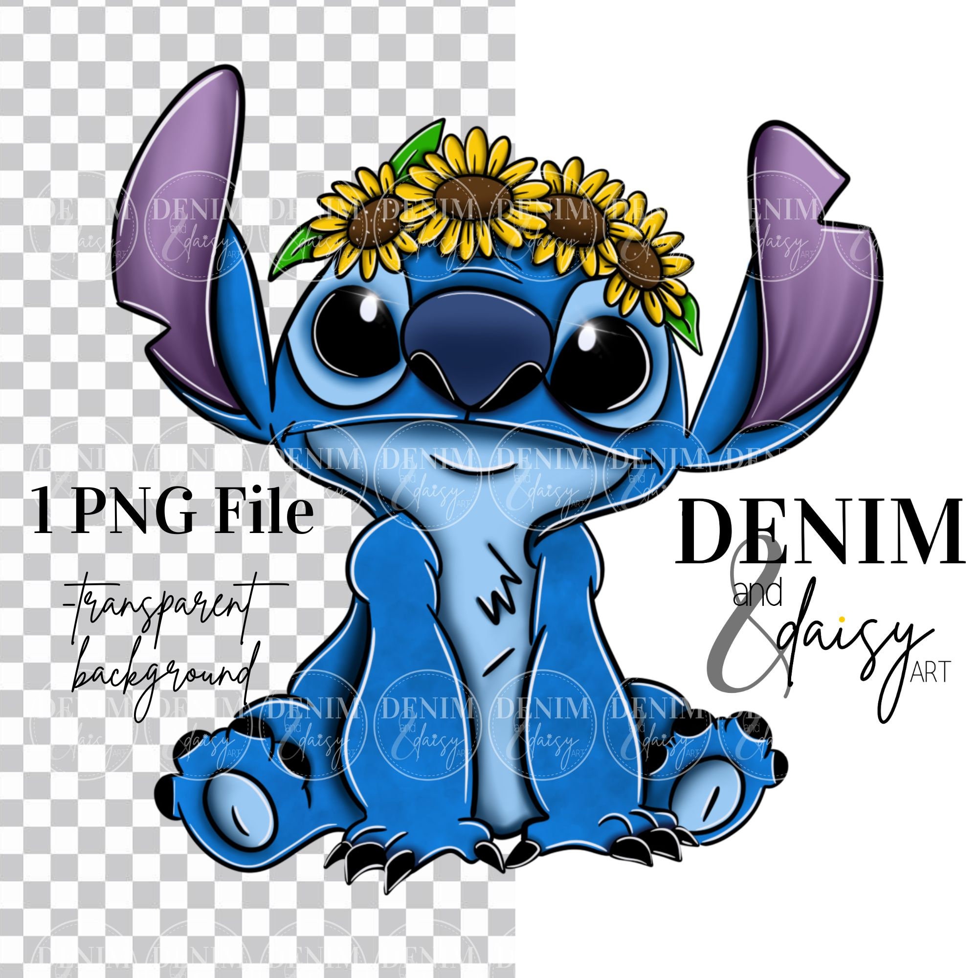 Sunflower Stitch,sublimation Design, Digital Illustration, Instant ...