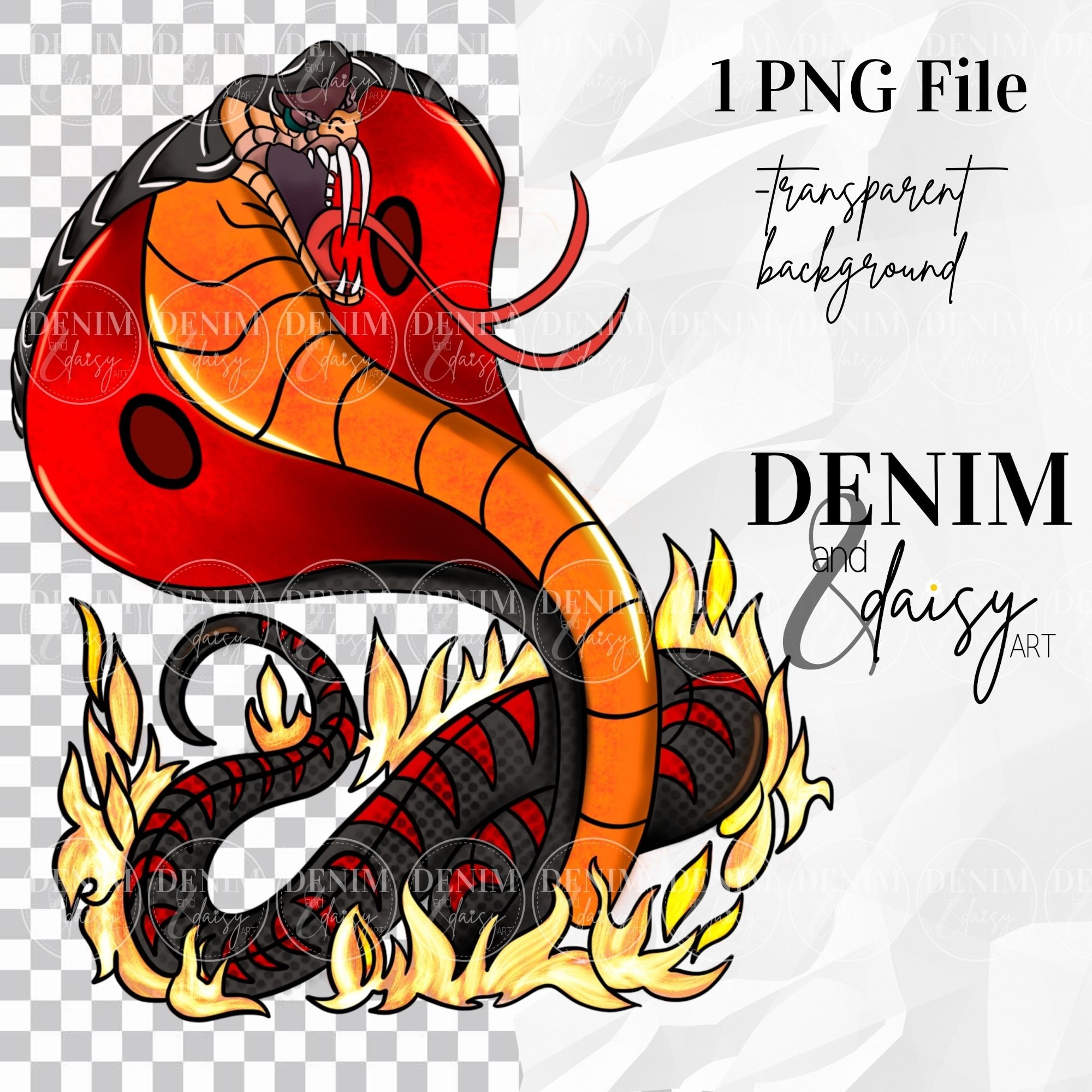 Jafar as a Snake Png, Sublimation Design, Digital Illustration, Instant ...