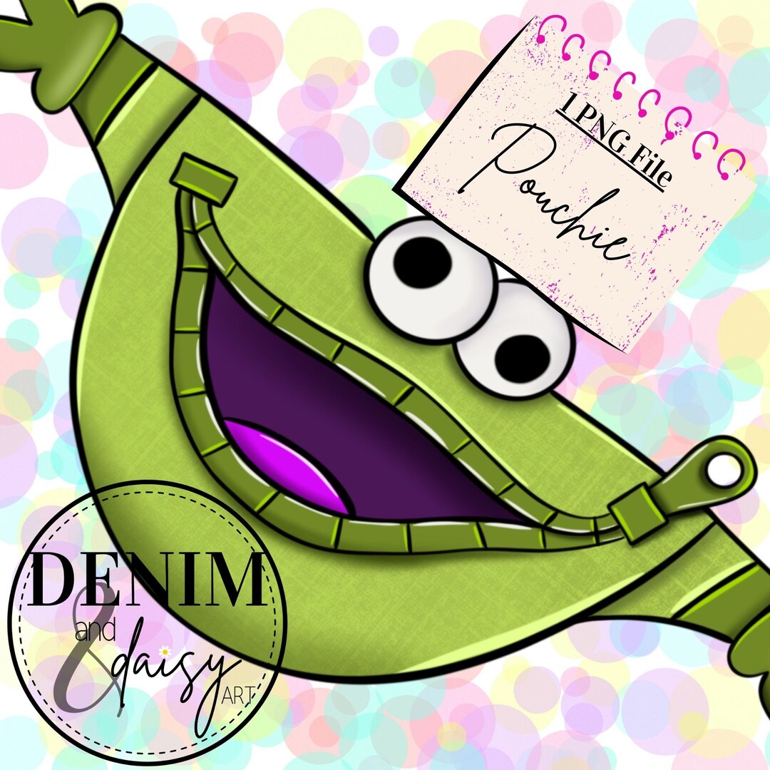 Pouchie Png ,inside Out 2, Sublimation Design, Digital Illustration ...