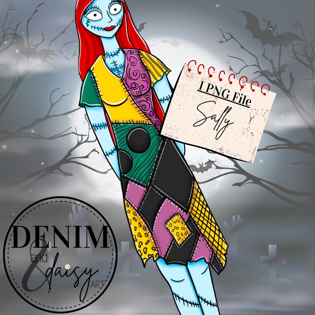 Sally From Nightmare Before Christmas Png, Sublimation Design, Digital ...