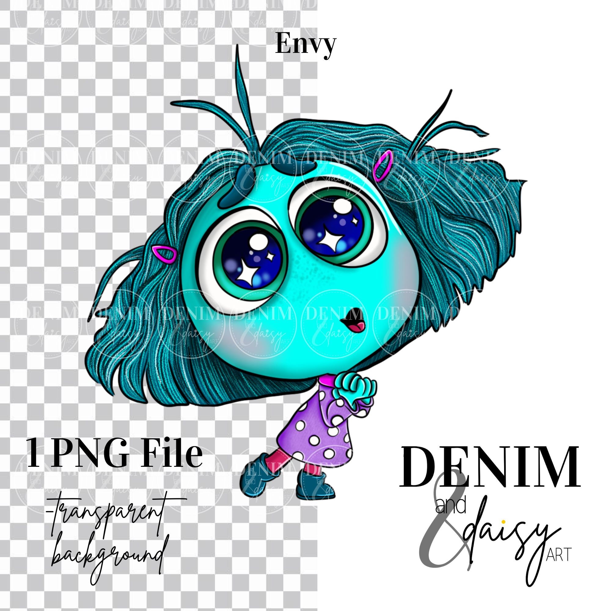 Inside Out 2 New Emotions Png, Sublimation Design, Digital Illustration ...