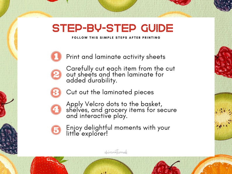 Printable Preschool Grocery Store Busy Book Role Playing, Quiet Book - Etsy