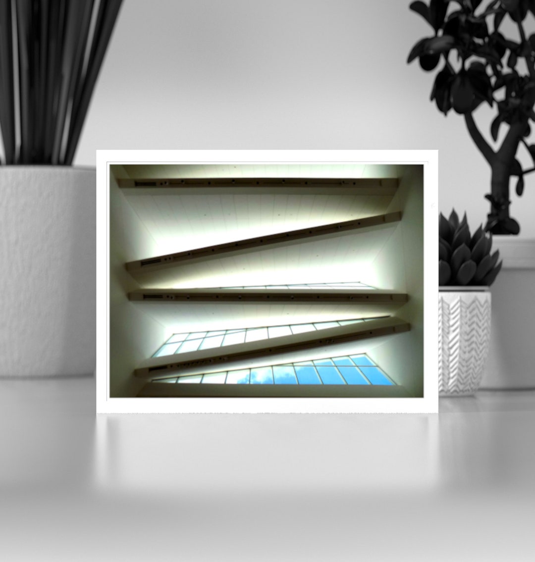 Luminescent Elegance: Museum Skylight - Architectural Photography Print ...