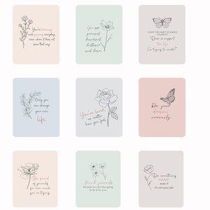 30 Empowering Affirmation Cards for Self-love, Manifestation, and ...