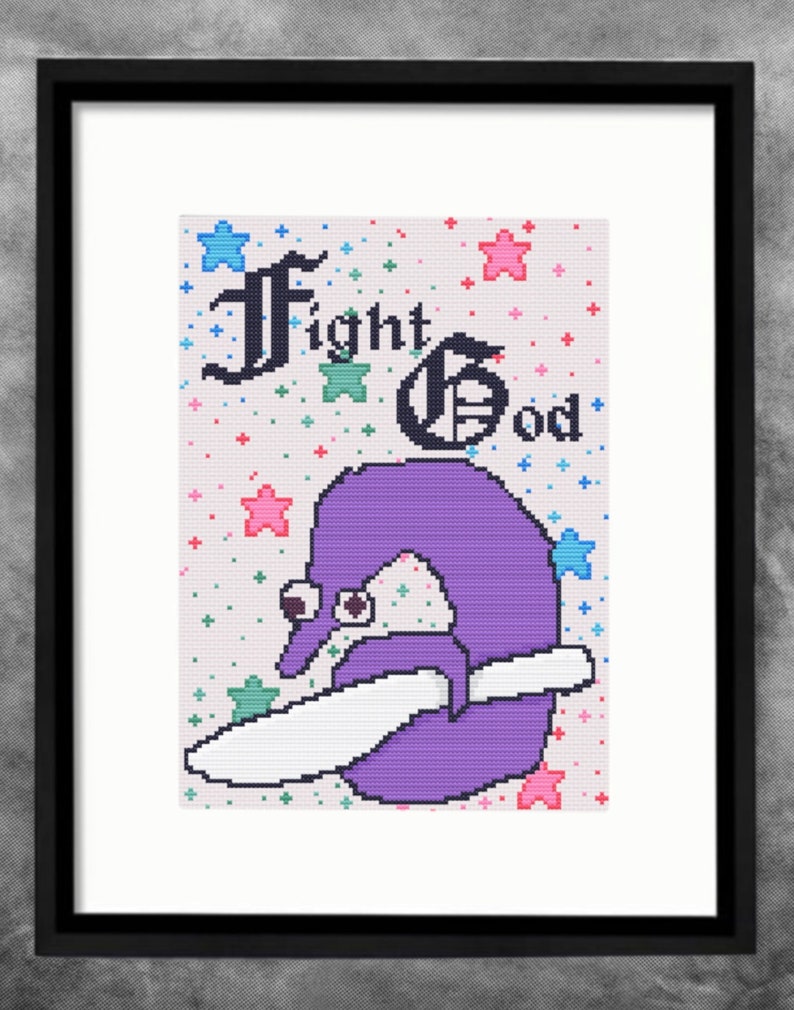 Worm on a String - Cross Stitch Pattern - Etsy