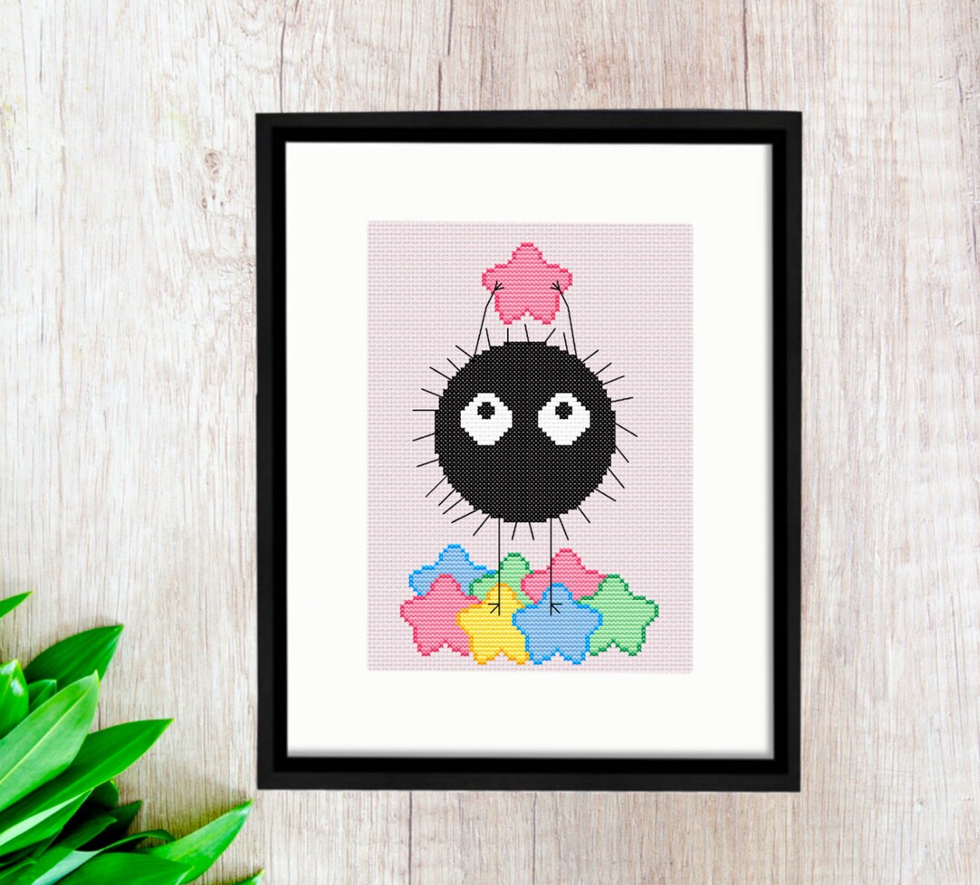 Soot Sprite Cross Stitch Pattern - Etsy