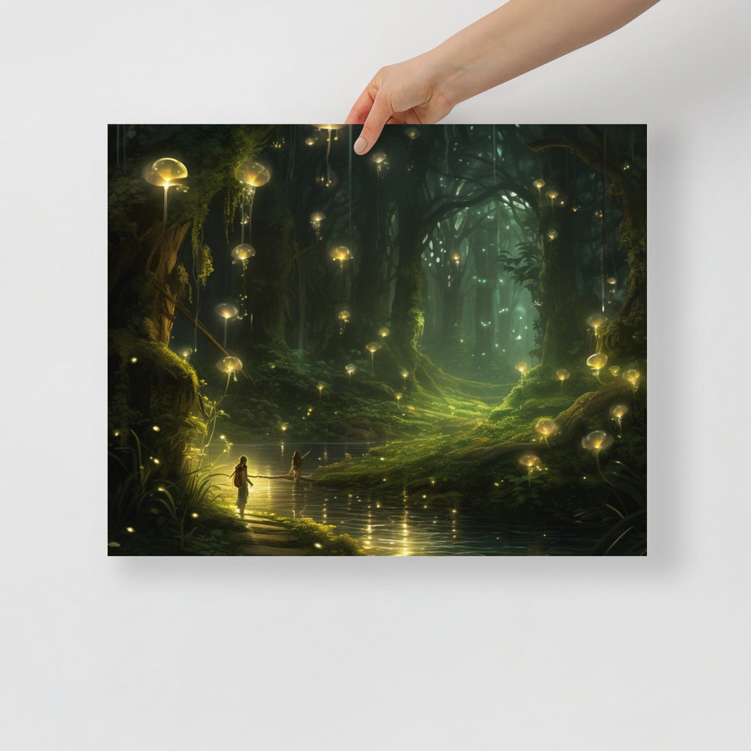 Enchanted Twilight: Fairies and Fireflies - Etsy