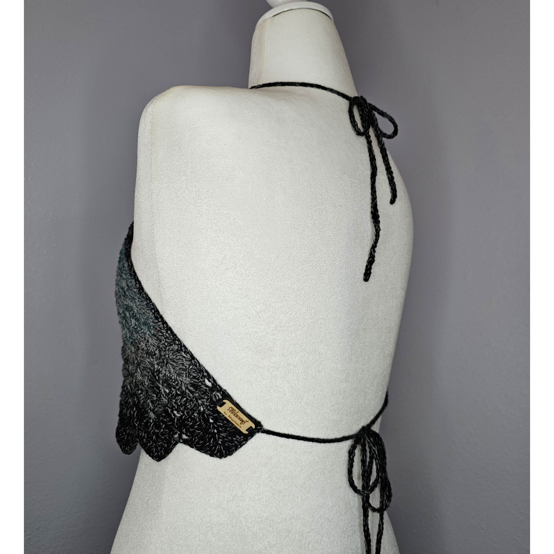 Summer Clam Halter Top, Bamboo Fiber Festival Top, Cruise Wear Halter ...