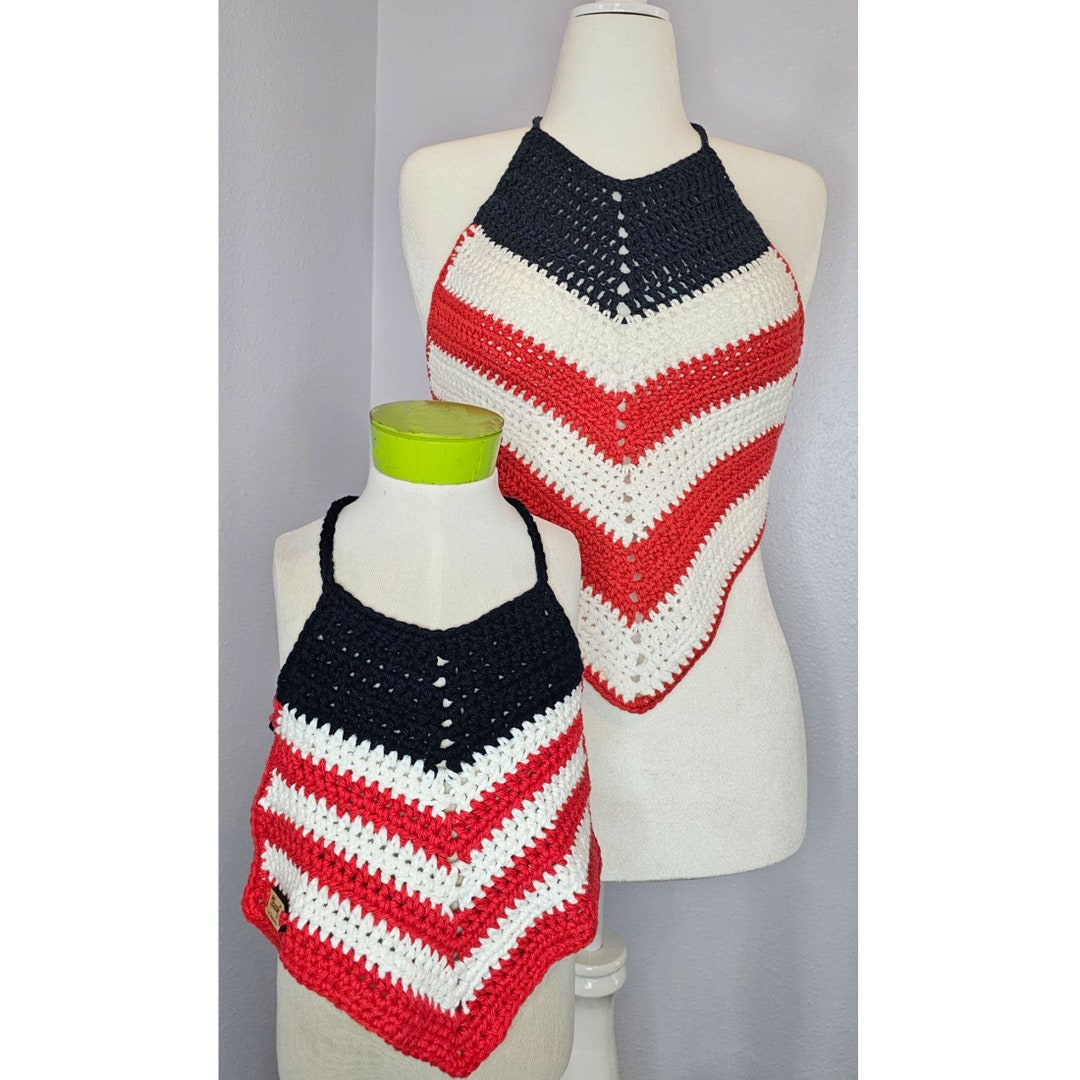 American Flag Backless Halter Top , Red White Blue Backless Summer ...