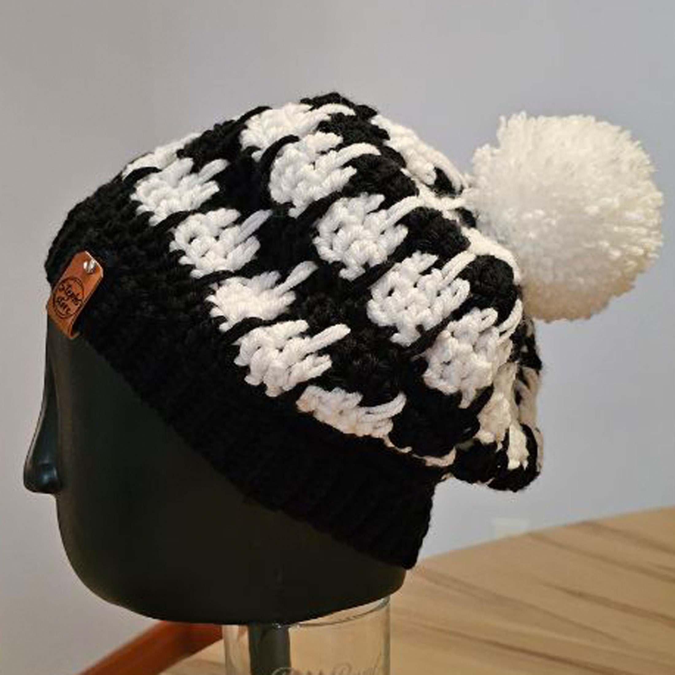 F*ck Winter Hat, Middle Finger Messy Bun Beanie, Bad Finger Winter Hat ...