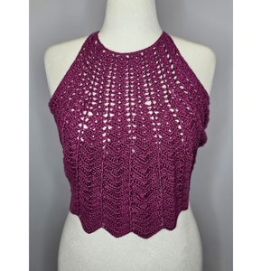 Summer Clam Halter Top, Bamboo Fiber Festival Top, Cruise Wear Halter ...