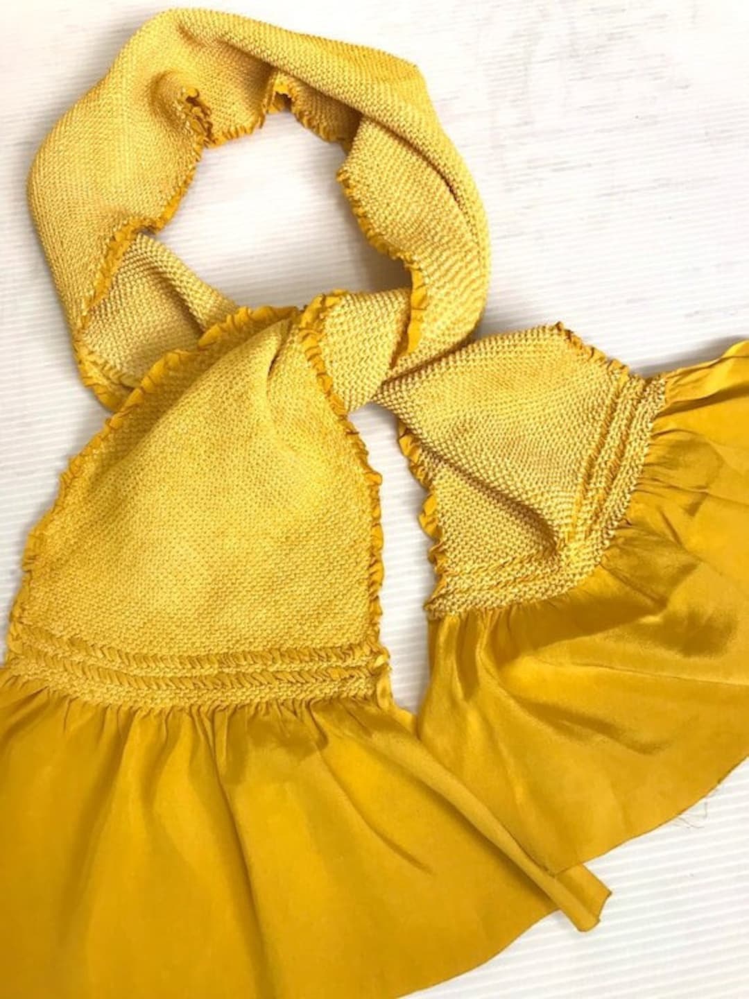 Silk Obiage Kimono Sash Japanese Shibori Scarf Kimono Obi Accessory ...