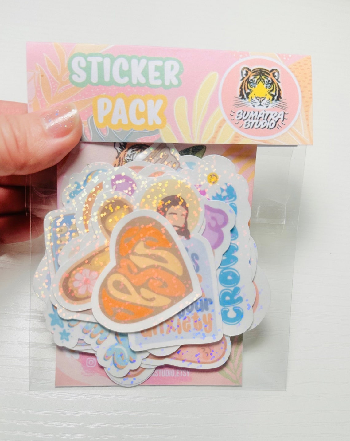 Vinyl Stickers Bundle|sticker Pack|waterproof Stickers|holographic ...
