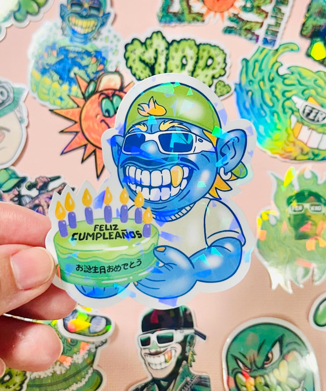 Ferxxo Stickers|high Quality Waterproof Holographic Stickers|feid ...