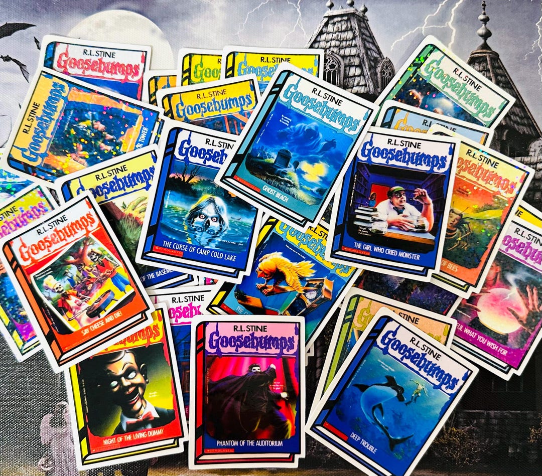 BIG Goosebumps Stickers|retro Tv Show|water Resistant ...