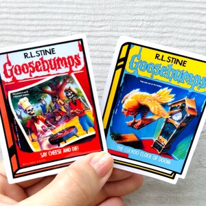 BIG Goosebumps Stickers|retro Tv Show|water Resistant ...
