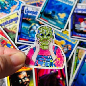 BIG Goosebumps Stickers|retro Tv Show|water Resistant ...