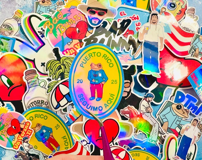 Bad Bunny Dtmf Sticker Un Verano En Nuevayol New Album Merch - Etsy