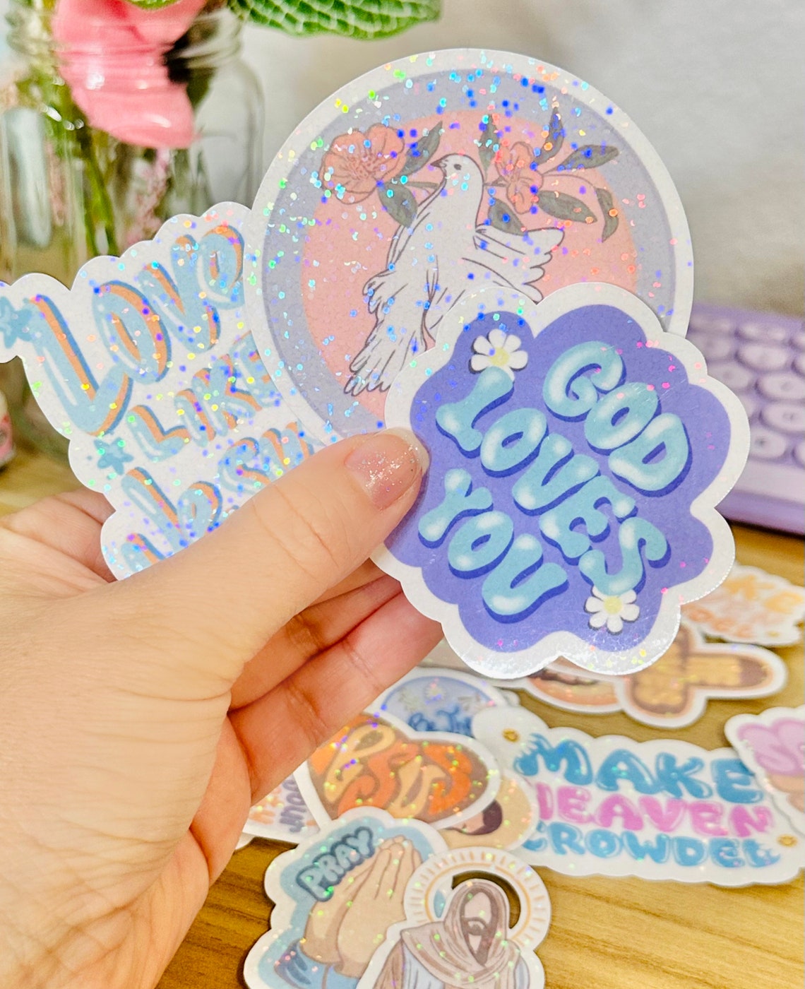 Vinyl Stickers Bundle|sticker Pack|waterproof Stickers|holographic ...