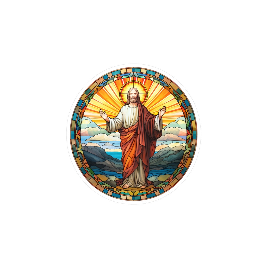 Jesus Kiss-cut Vinyl Decals, Jesus Decals - Etsy