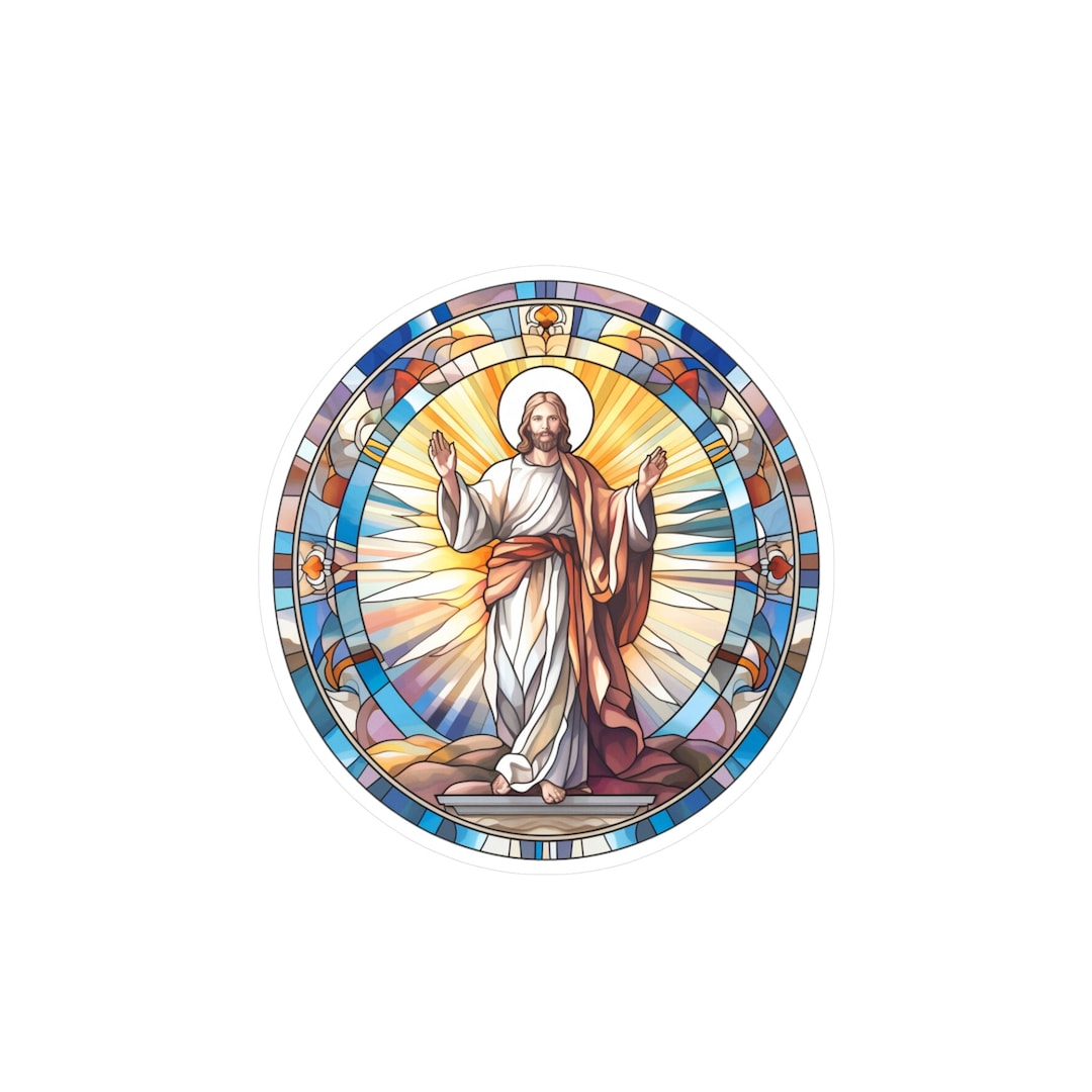 Jesus Kiss-cut Vinyl Decals, Jesus Decals - Etsy