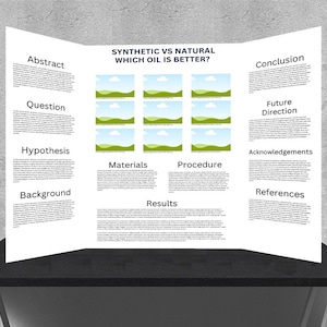 Science Fair Tri-fold Display | You Design & We Print | Only 24.99 - Etsy