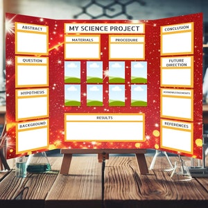 Science Fair Tri-fold Display | You Design & We Print | Only 24.99 - Etsy