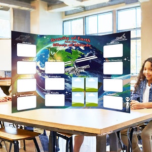 Science Fair Tri-fold Display | You Design & We Print | Only 24.99 - Etsy